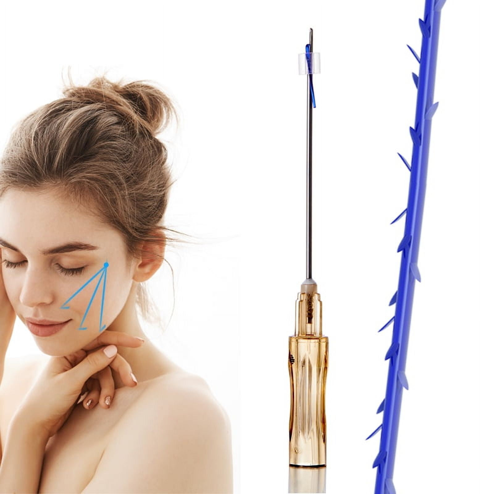 Pdo Threads Lift For Face And Body Bidrectional Cog 4D L Type 19G 100MM ...