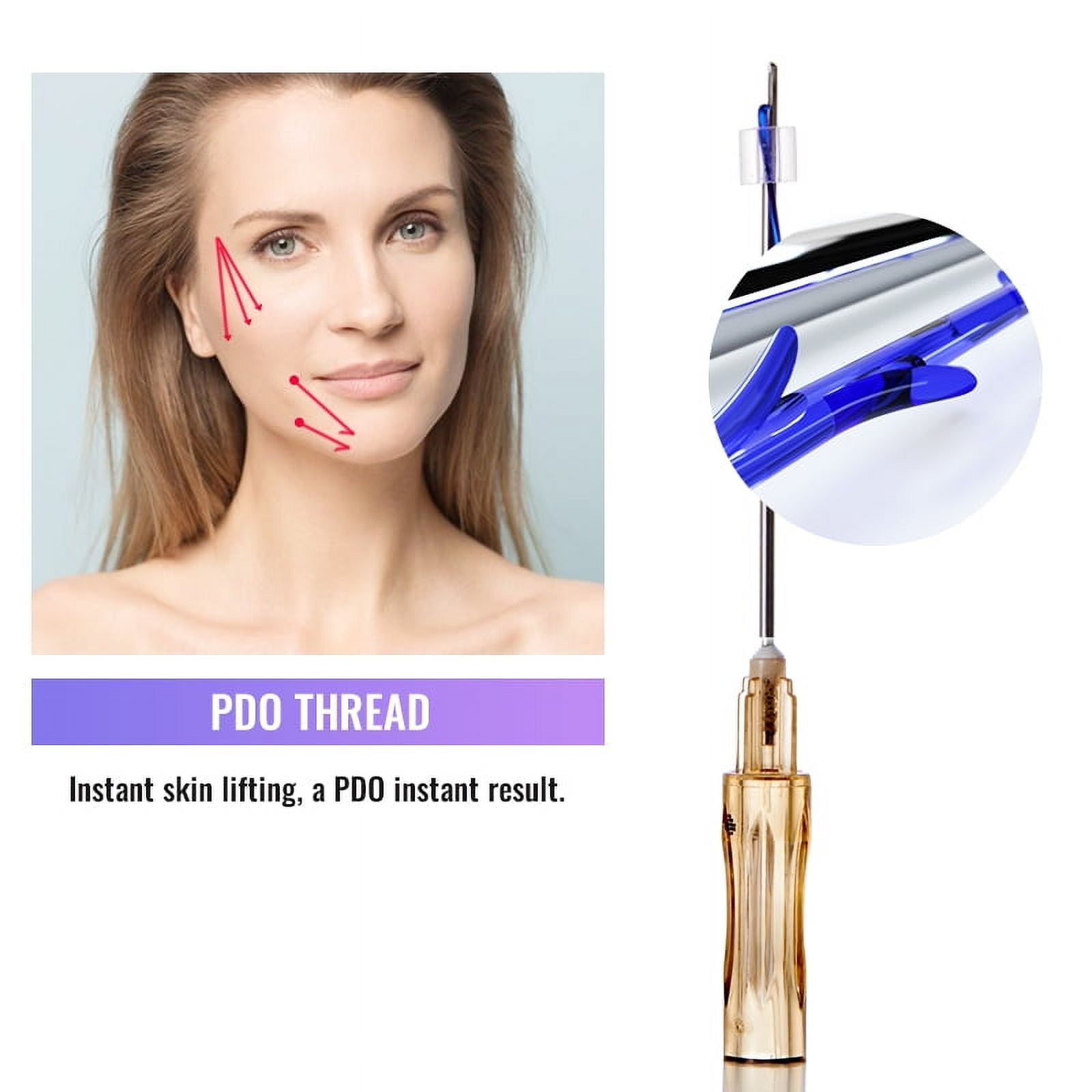 PdoThreads Lift For Face And Body Bidrectional Cog 4D Sharp Type 19G 100MM 360R Bidirectional ...