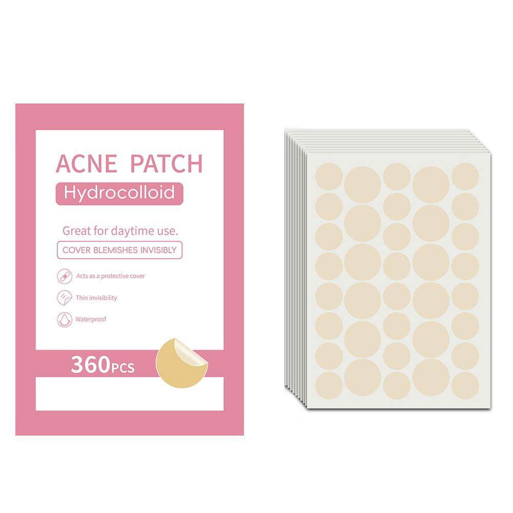 Pe Pink Boxed Skin Color Acne Patch 360pcs Large Size Round Combination ...
