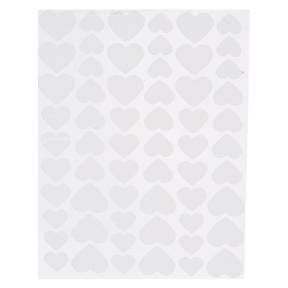 Pe60 Pieces Of Peach Heart Transparent Pe Cartoon Special-Shaped Color ...