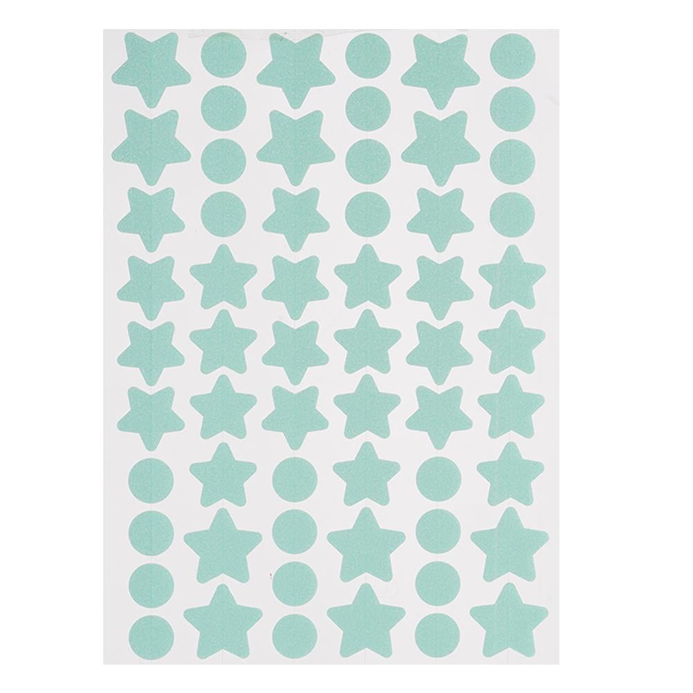 Pe60 Star + Round Green Pe Pus Absorbing Cartoon Alien Star Acne Patch ...