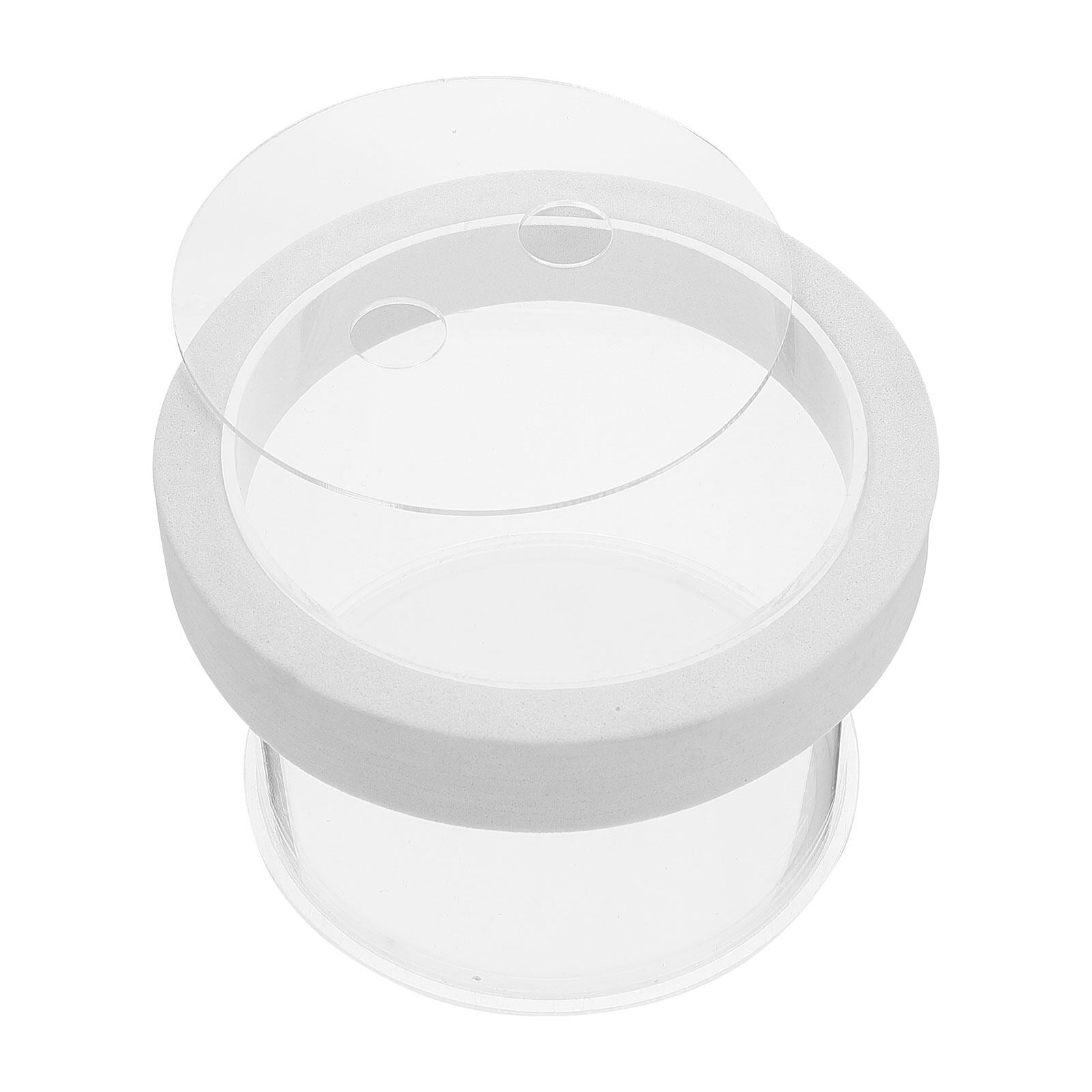 Pea Fish Tank Isolation Box Floating Fish Tank Box Baby 10X10X8CM White ...