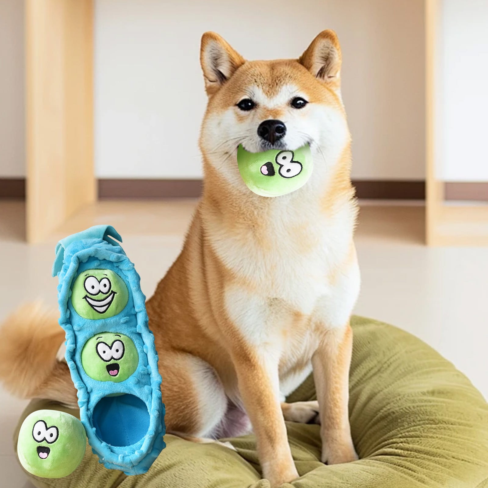 Pea Pals – Hide & Squeak Dog Toy for Puppies & Small Breeds ...