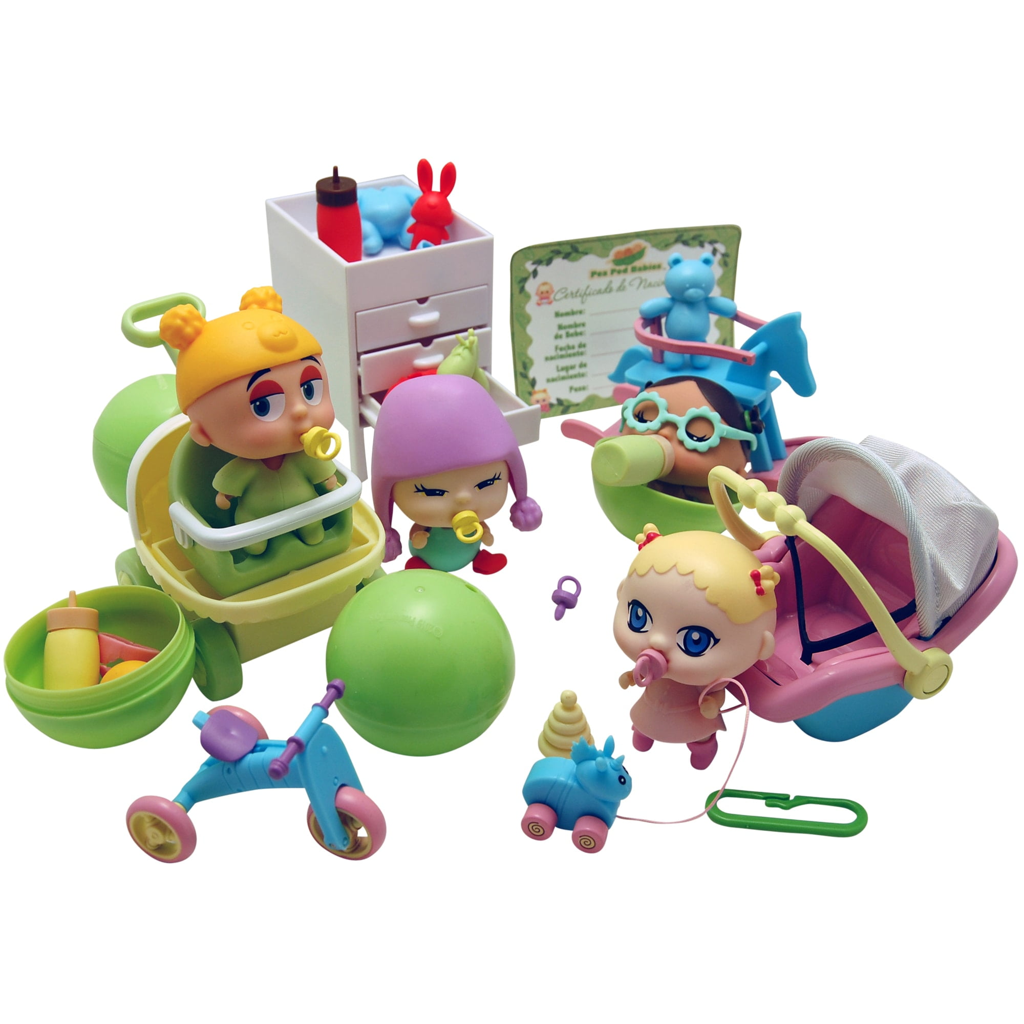 Pea Pod Babies: Giant - 27pc Playset, Surprise Miniature Collectible ...