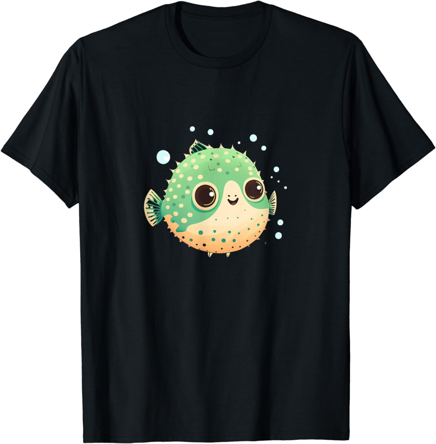 Pea Puffer Cute Dwarf pufferfish T-Shirt - Walmart.com