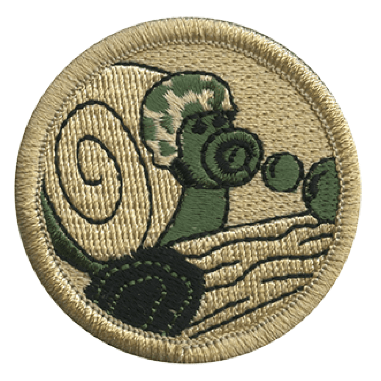 Pea Shooting Snail Scout Patrol Patch (Sew-on) - ClassB - Walmart.com