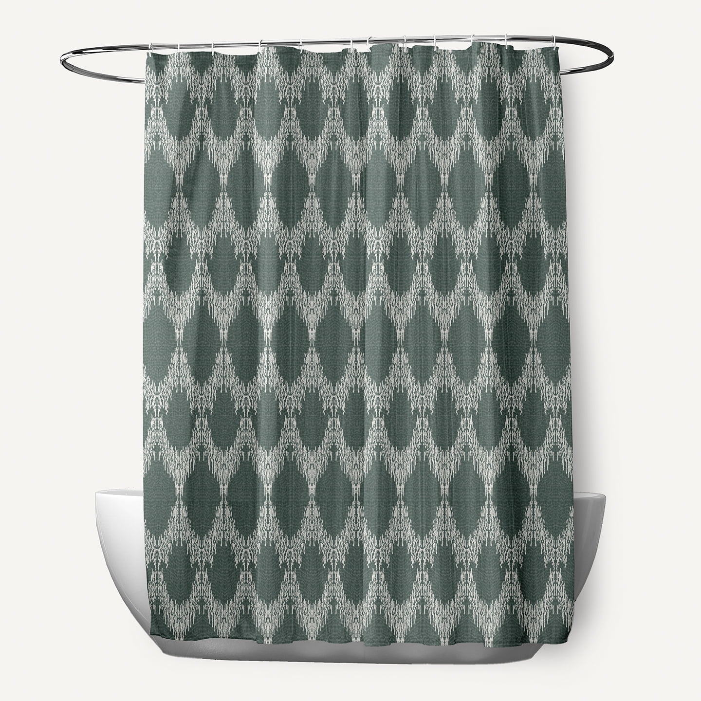 Peace 2 Geometric Print Shower Curtain - Walmart.com