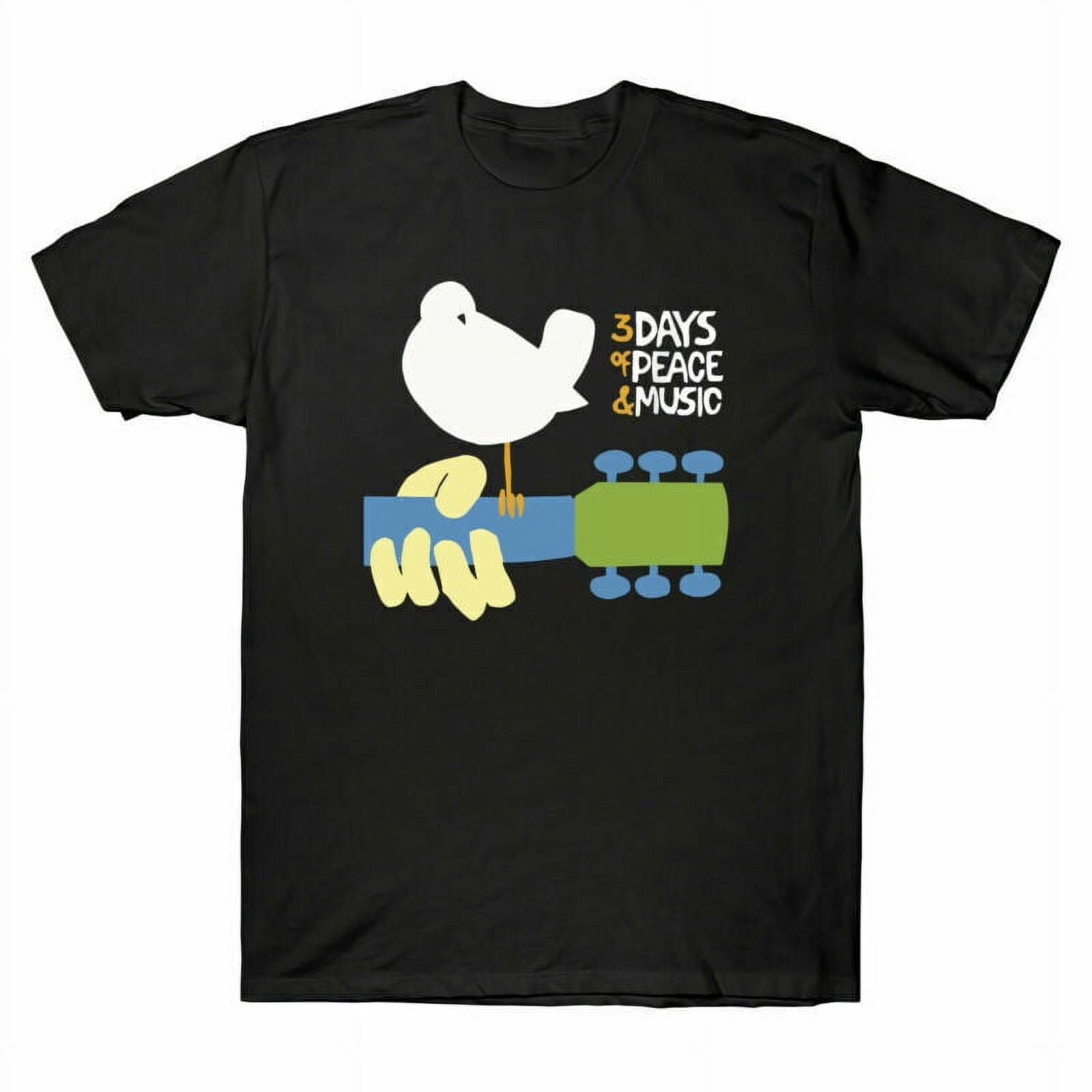 Peace 50Th & Music Days Music of T-Shirt Anniversary Men's 1969-2019 3 ...