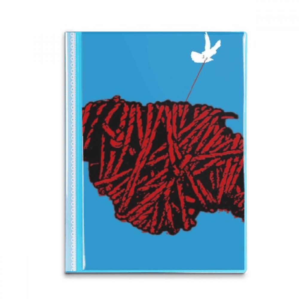 Peace Anti-war Pattern Art Deco Fashion Book Sheet Protectors Portfolio ...