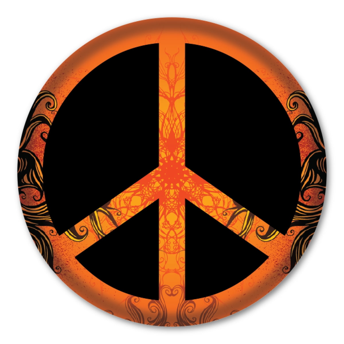 Peace Circle Button with Magnetic Back - Walmart.com