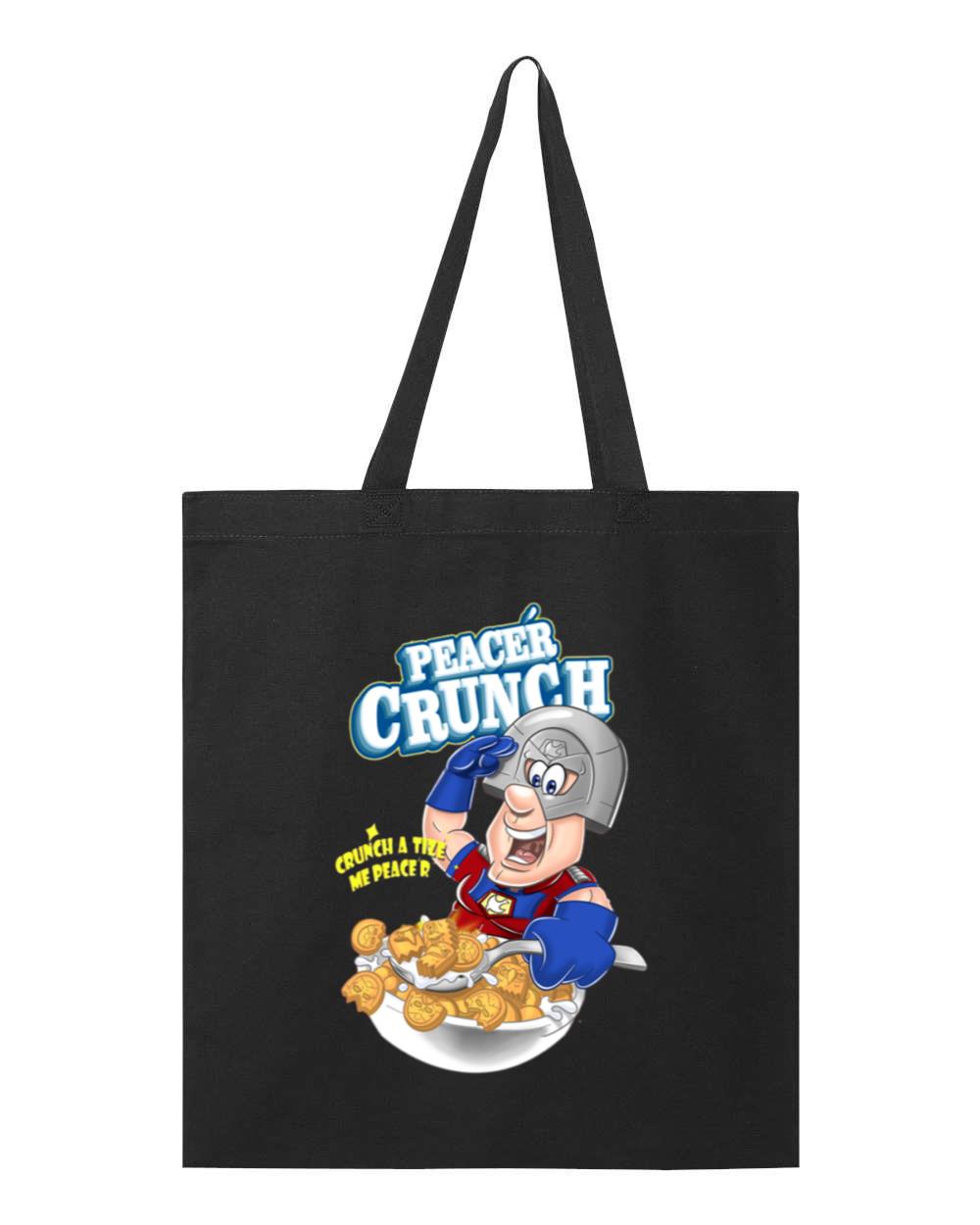 Peace Crunch Tote Bag with Cereal Box Parody and Funny Flavor - Walmart.com