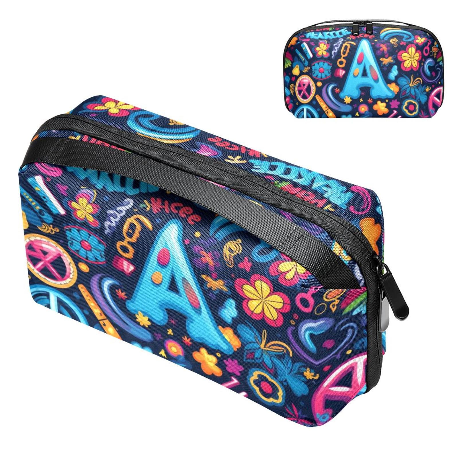 Peace Digital Bag Organizer Travel Case with Oxford Fabric Waterproof ...