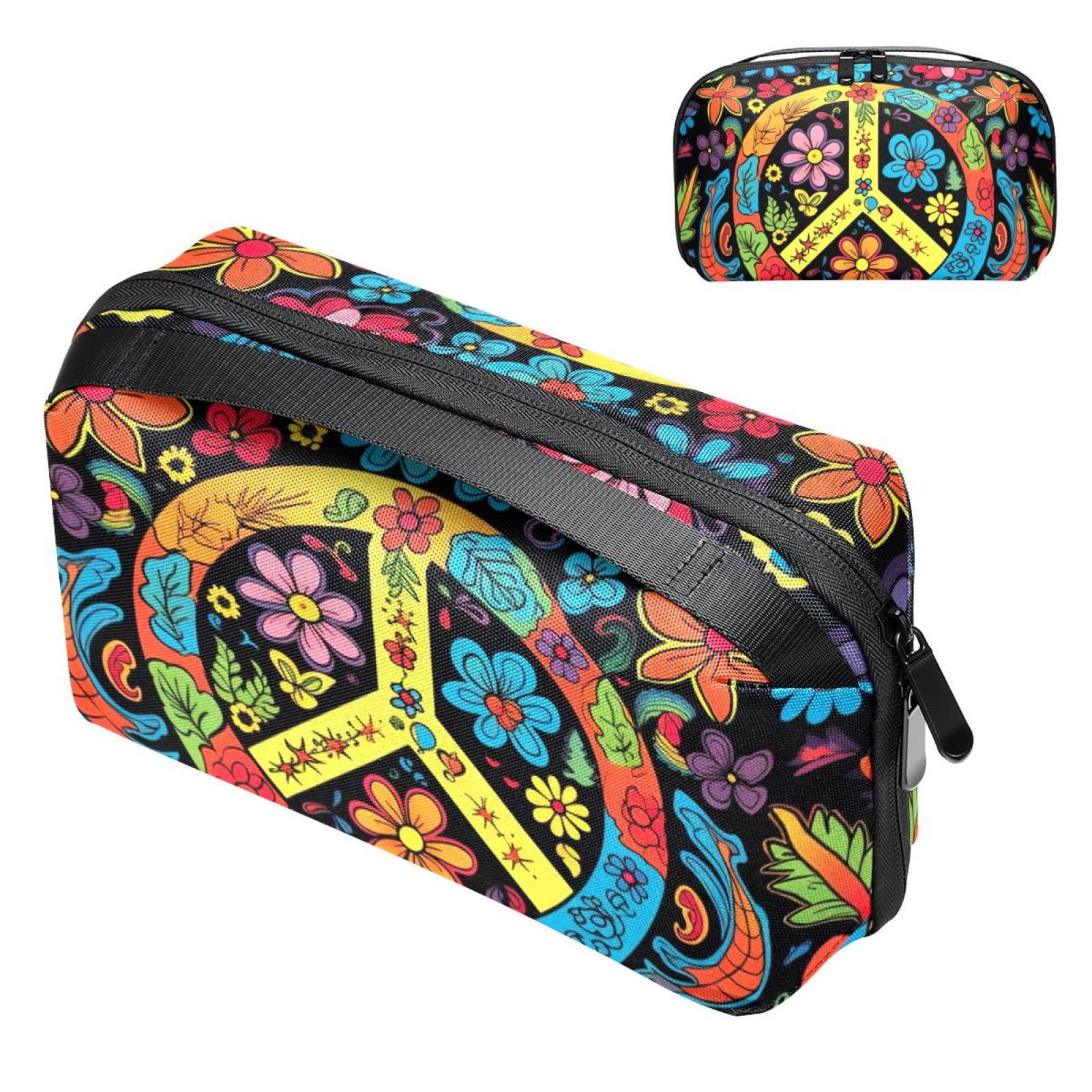 Peace Digital Bag Oxford Cloth Waterproof Travel Organizer Charger ...