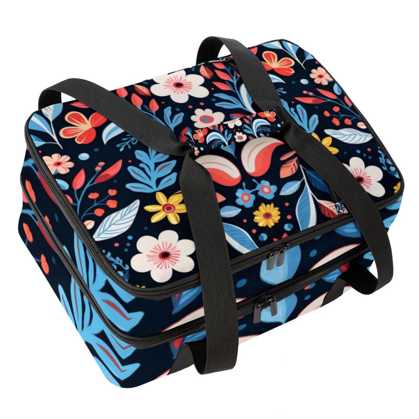 Peace Double Layered Insulated and Refrigerated Lunch Bag with Two ...