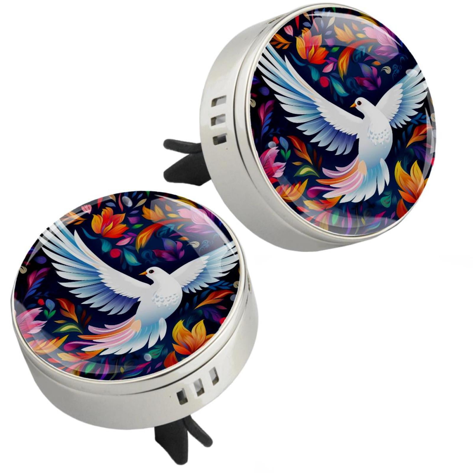 Peace Dove Aromatherapy Car Diffusers for Essential Oils Car Vent Clip ...
