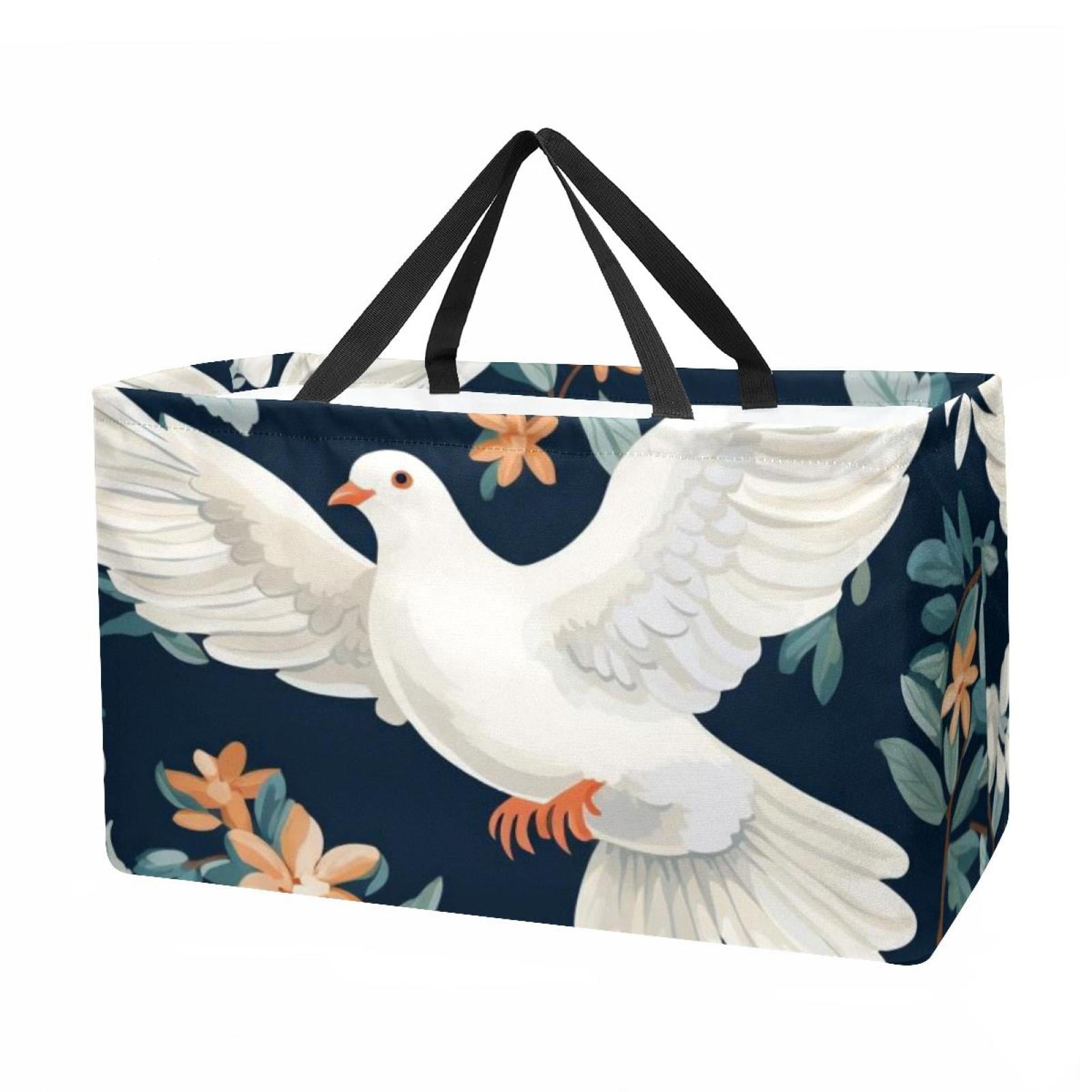Peace Dove Collapsible Oxford Cloth Storage Bin: Reusable, Foldable ...