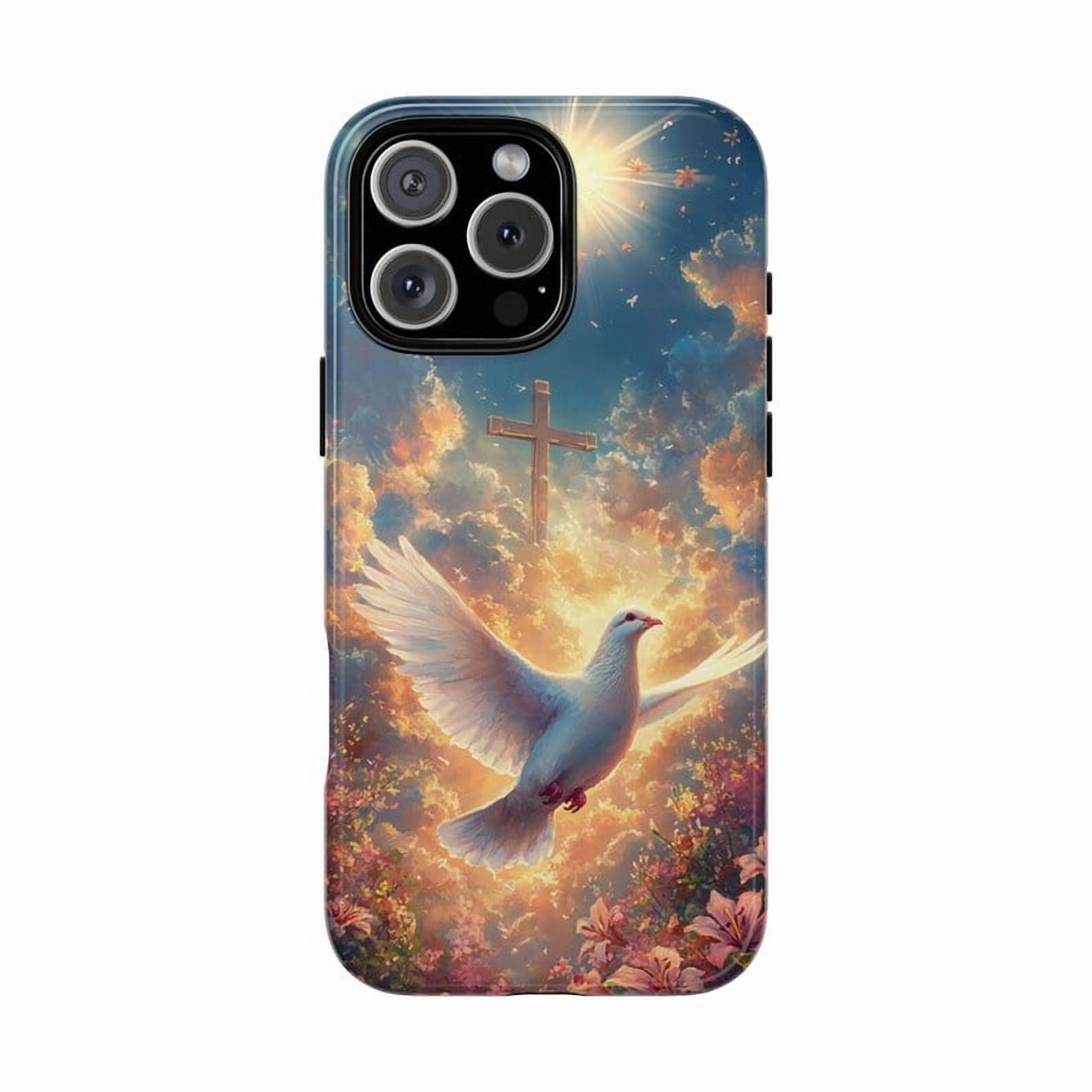 Peace Dove Cross Christian Faith Symbol Spiritual Artwork Phone Case ...