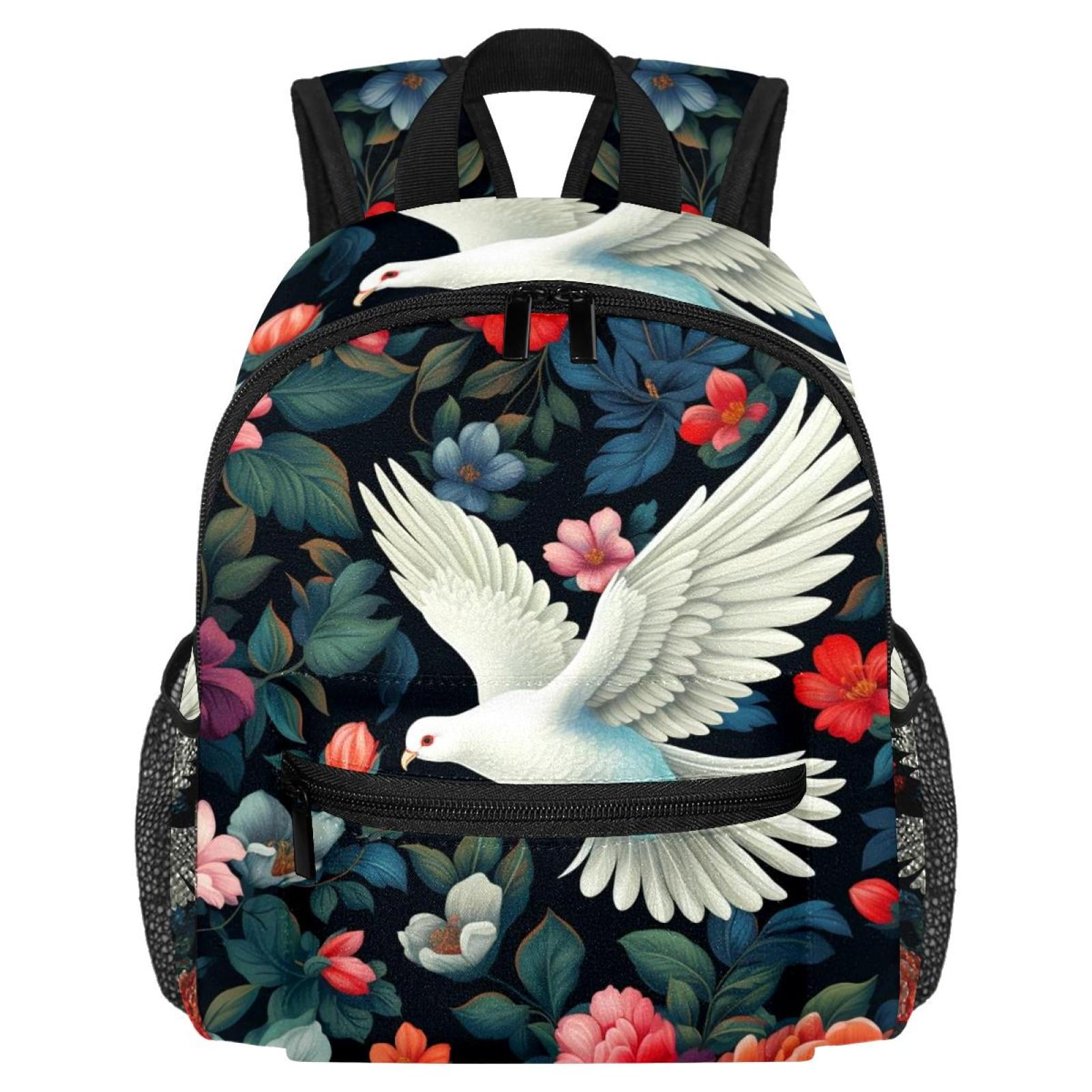 Peace Dove Diaper Backpack with Adjustable Shoulder Strap, Large ...
