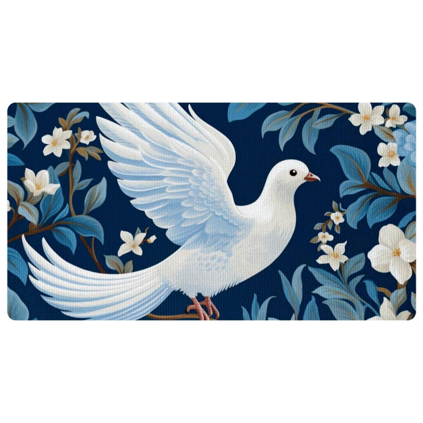 Peace Dove Kitchen Rug, Washable Kitchen Rugs , Runner Mat for Floor ...