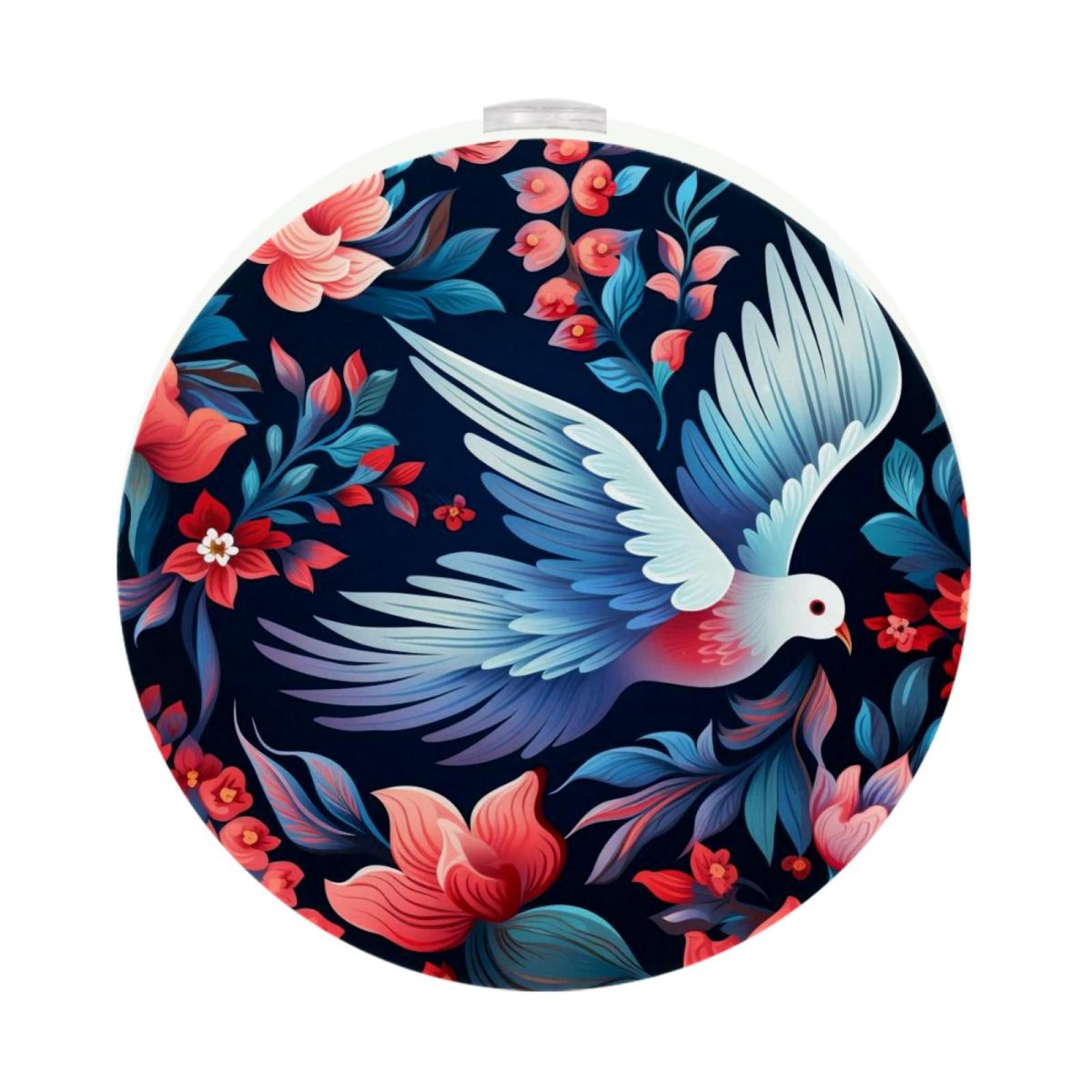 Peace Dove LED Round Night Light-2PCS: Bright and Compact Plug-in ...