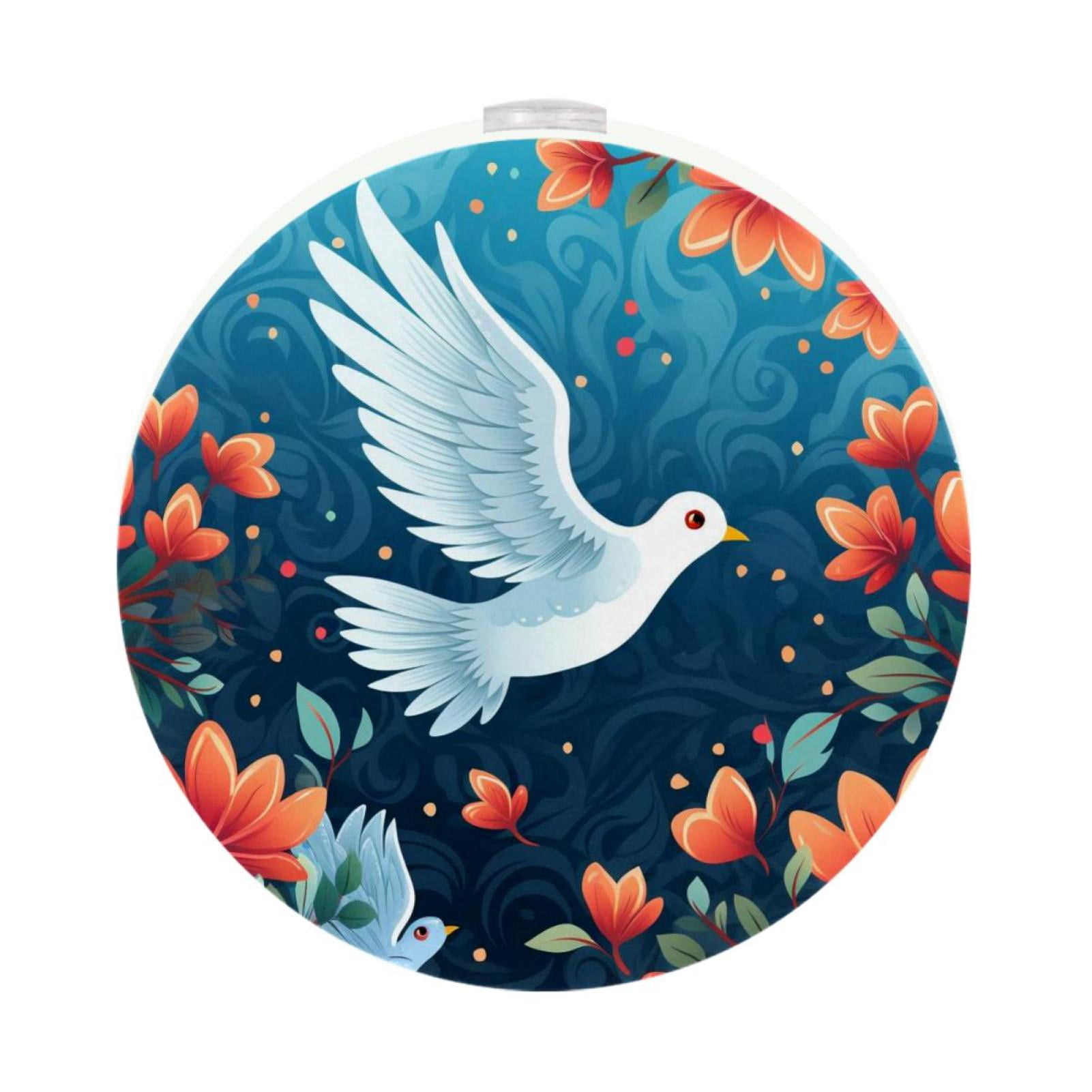 Peace Dove LED Round Night Light-2PCS: Compact and Energy-Efficient ...