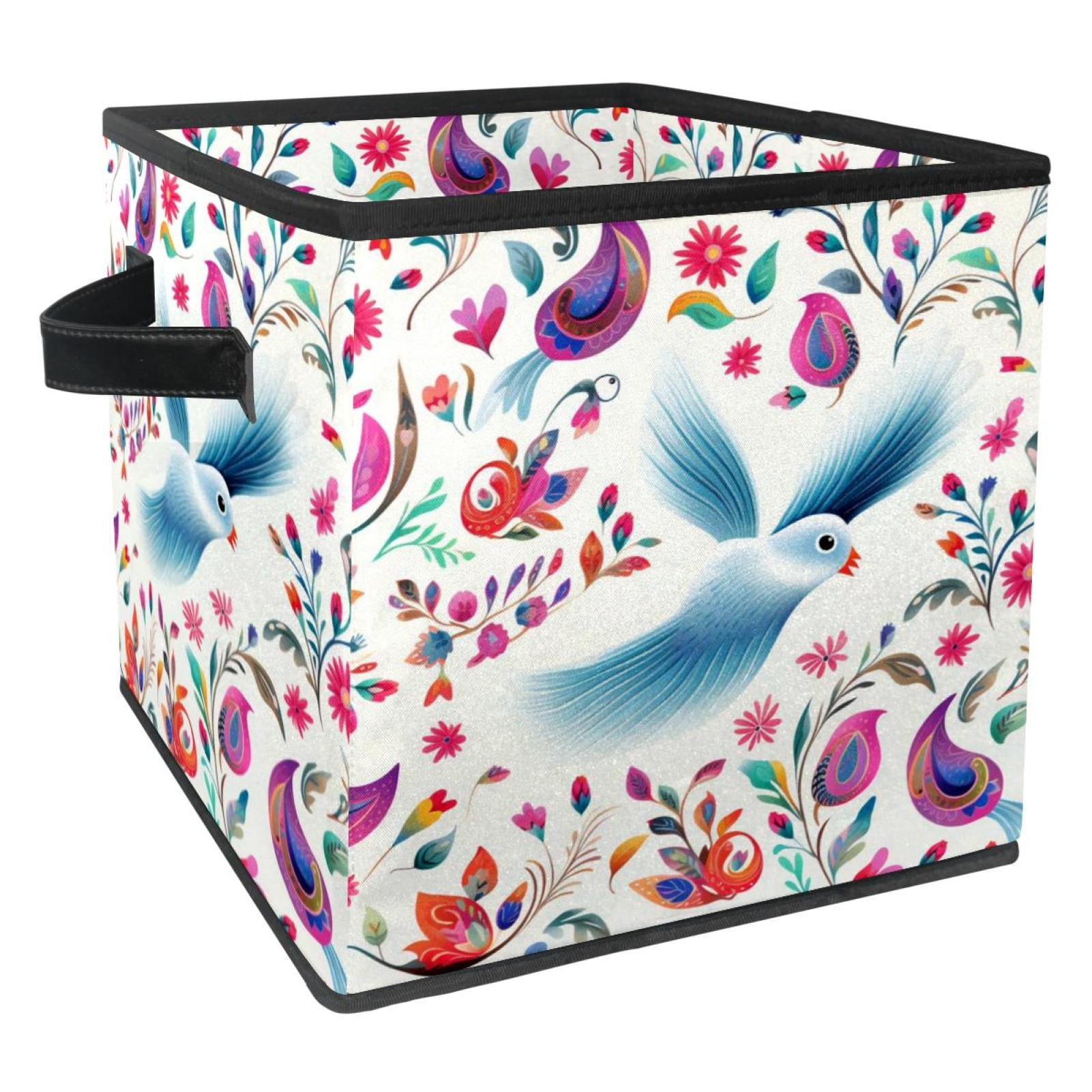 Peace Dove Large Capacity Foldable Storage Baskets with Handle, 10.8 ...