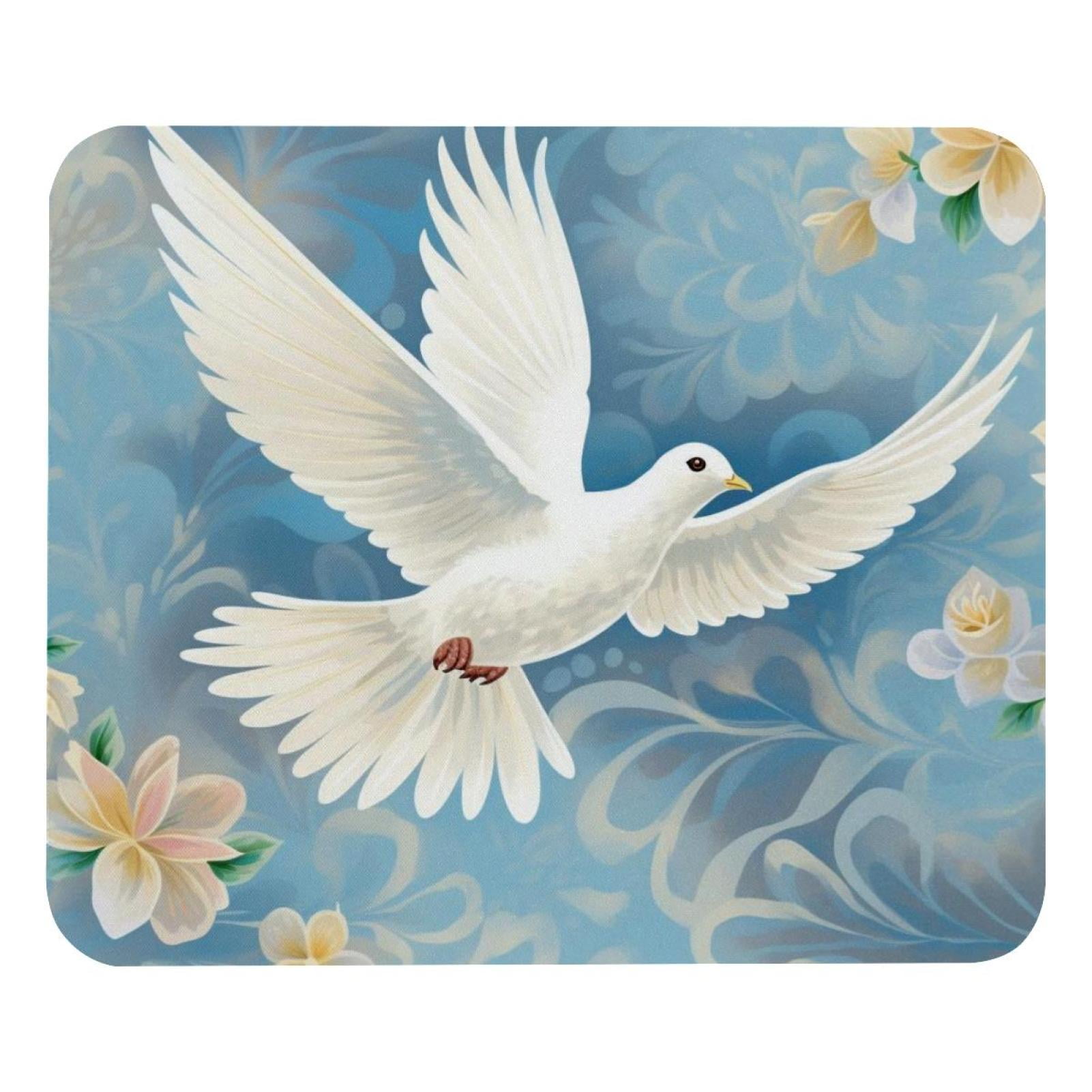Peace Dove Mouse Pad, Cloth with Rubberized Base - Walmart.com