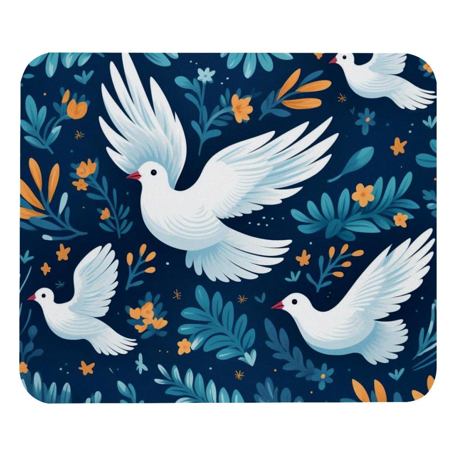Peace Dove Mouse Pad for Laptop Wireless Mouse Home Office Travel ...