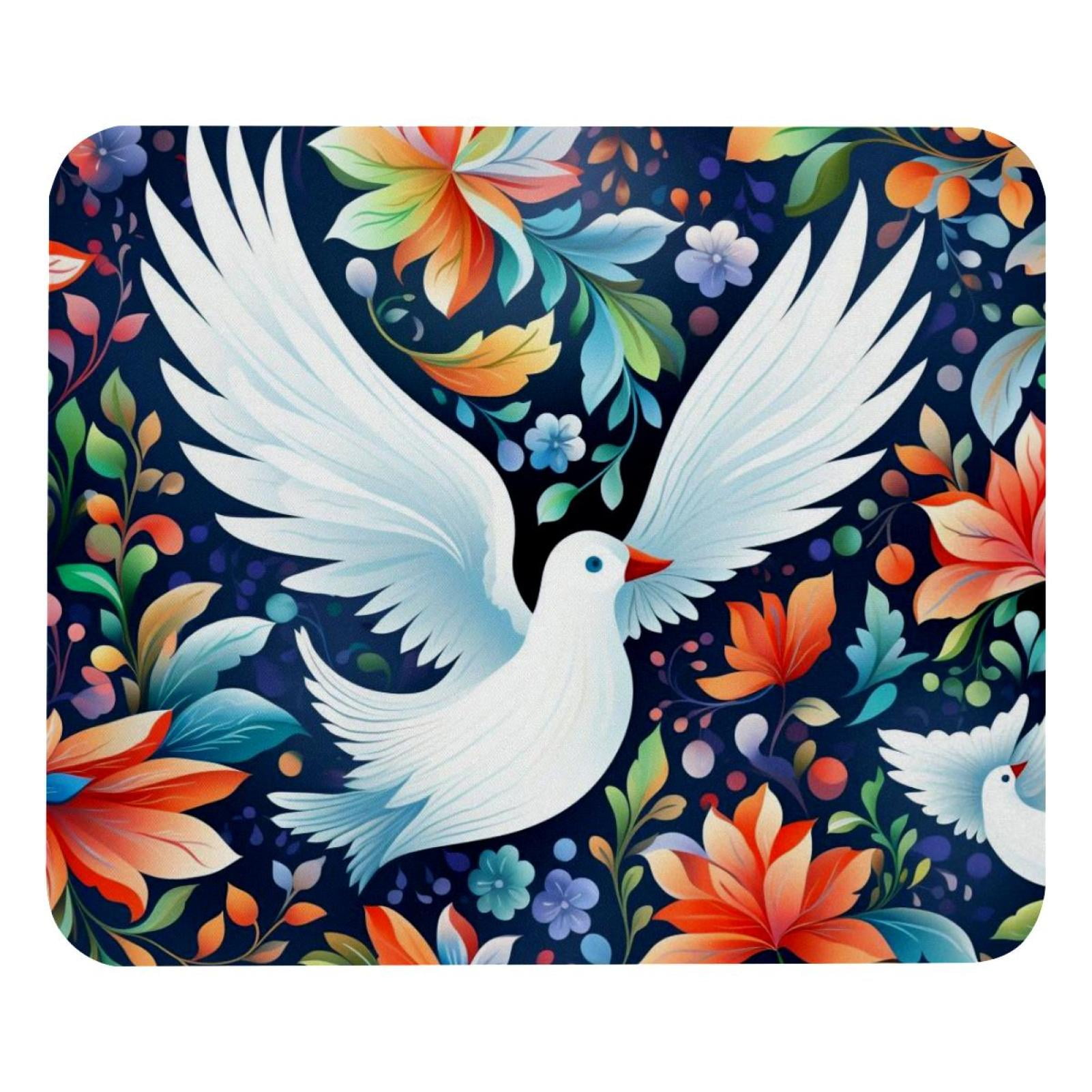 Peace Dove Mouse Pad for Wireless Mouse Home Office Desk Laptop with ...