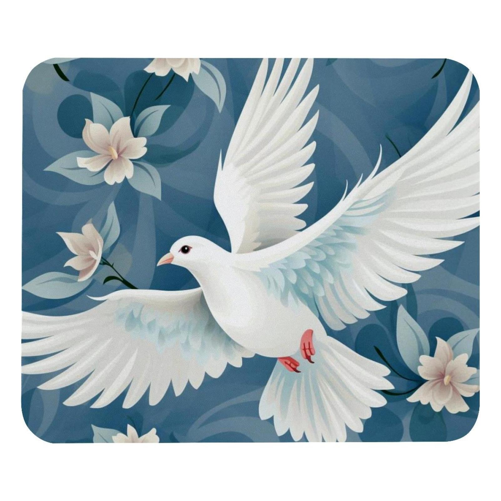 Peace Dove Mouse Pad for Wireless Mouse Home Office Desk Laptop with ...