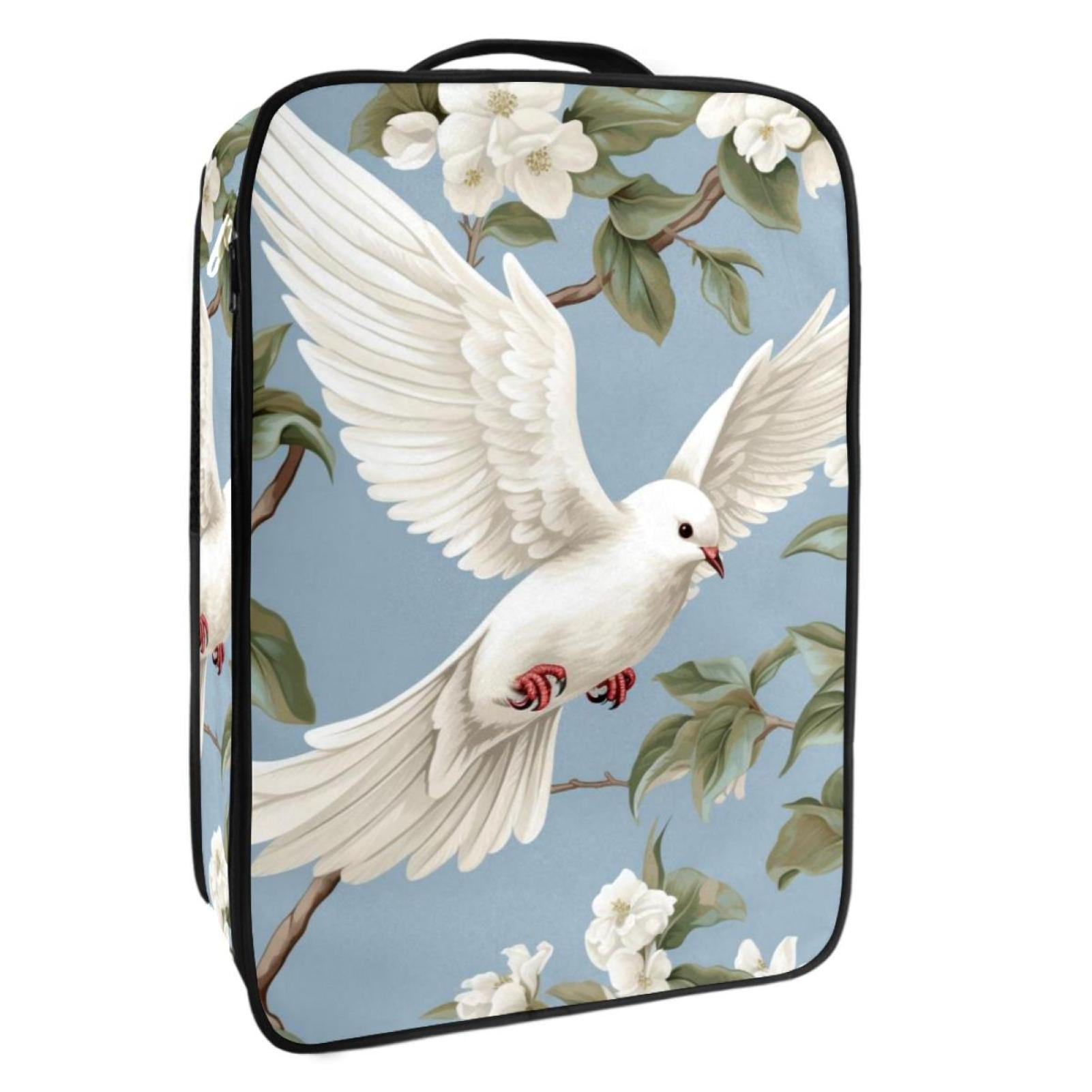 Peace Dove Polyester Shoe Box Organizer - 23x31cm/9x12in Size, Storage ...