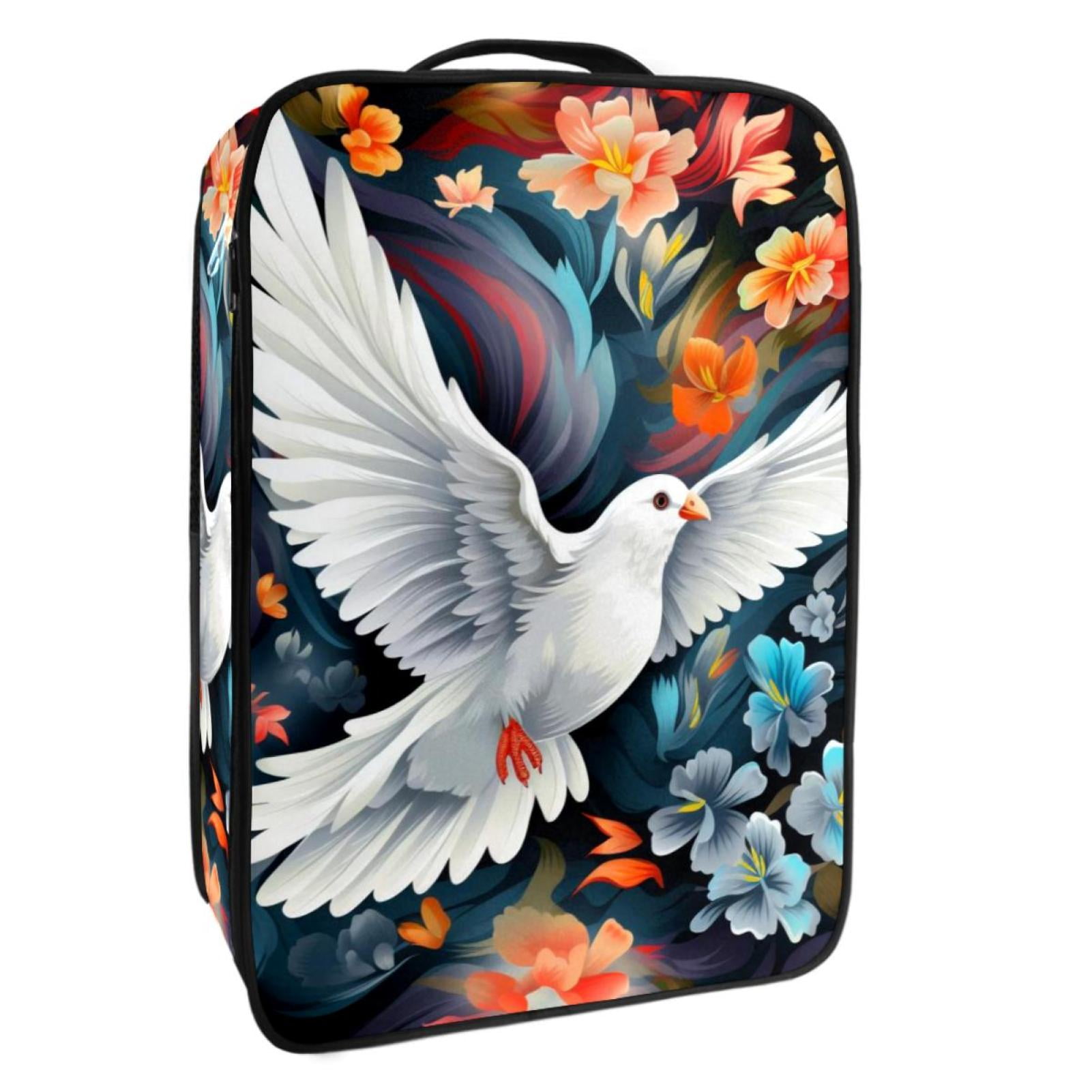Peace Dove Polyester Shoe Organizer Box 23x31cm 9x12in | Closet Storage ...