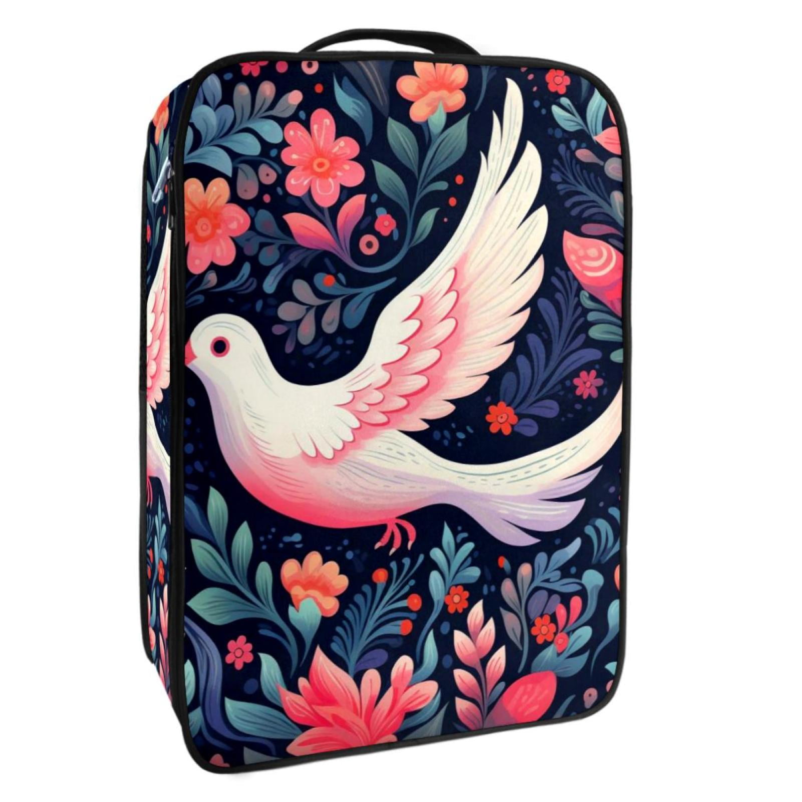 Peace Dove Polyester Shoe Storage Containers, 23x31cm/9x12in Shoe Boxes ...