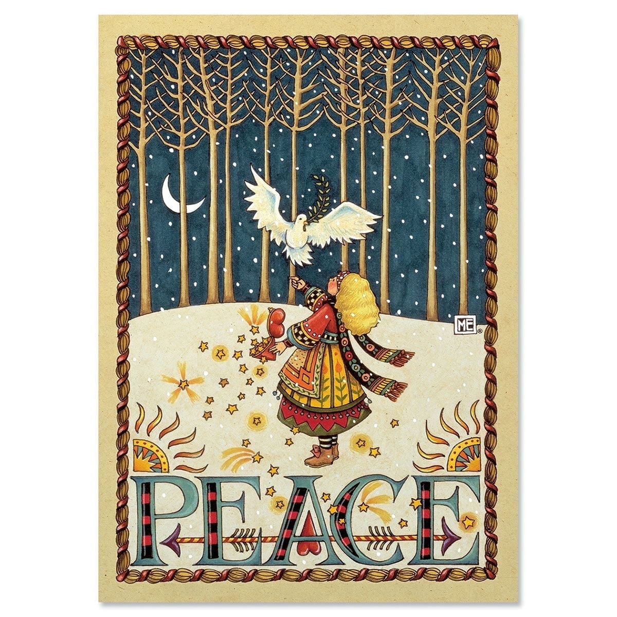 Current, Peace Dove Religious Christmas Cards, Set of 18, 5" x 7 ...