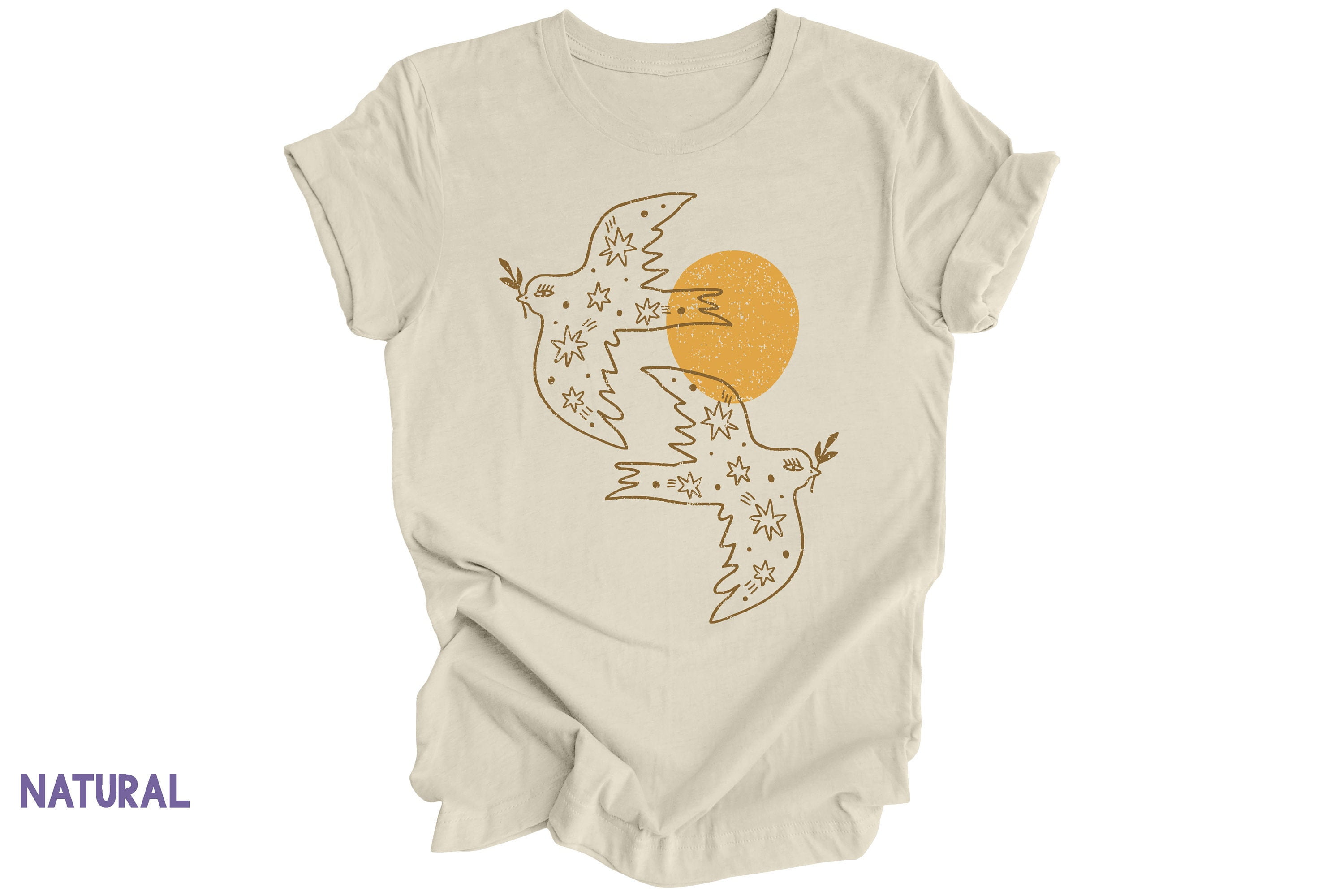 Peace Doves Shirt, Peace Dove Tshirt, Bird Shirt, Birds T-Shirt ...