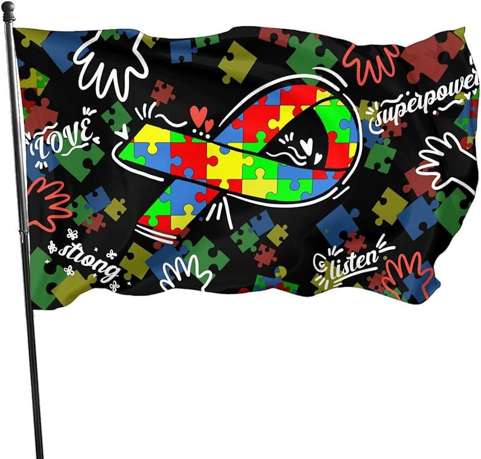 Peace Flag 3x5 Feet Anti-Fading Outdoor Indoor with Metal Grommet Peace ...