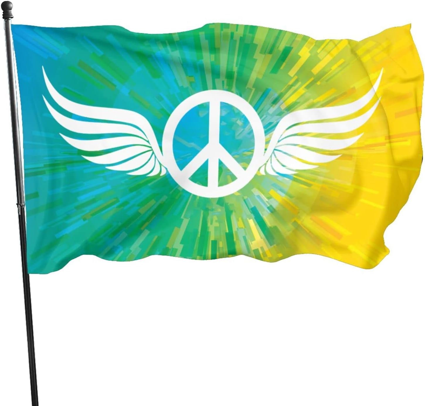 Peace Flag, Flag, Outdoor Flag Banner Decoration, 100% Polyester Fabric ...