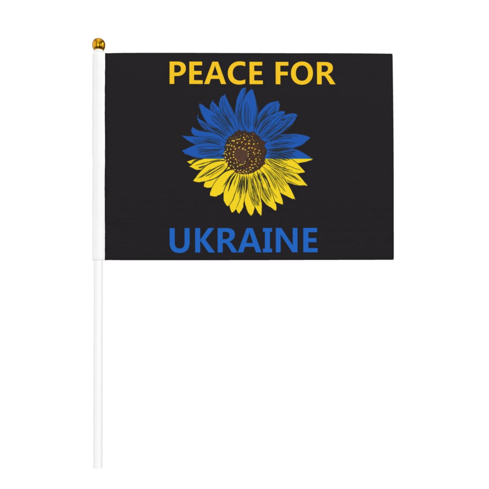 Peace For U-kraine Flag Small Mini Hand Held Flags Small Miniature ...