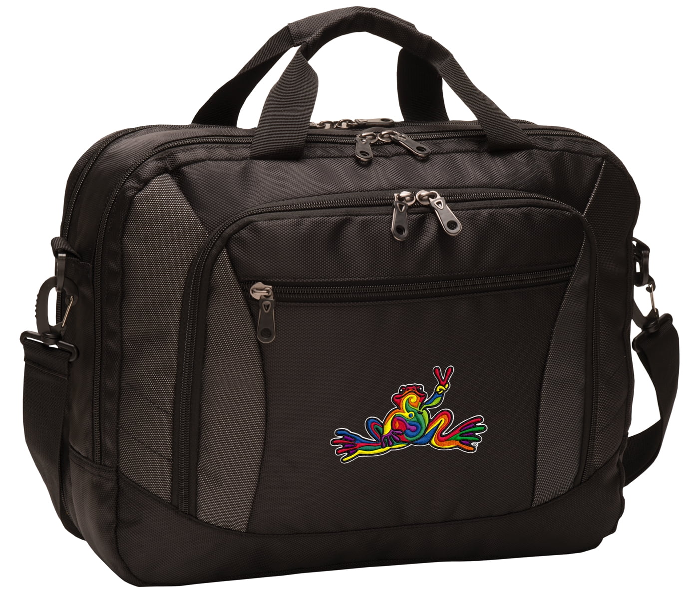 Peace Frogs Laptop Bag DELUXE Peace Frogs Computer Bags - Walmart.com