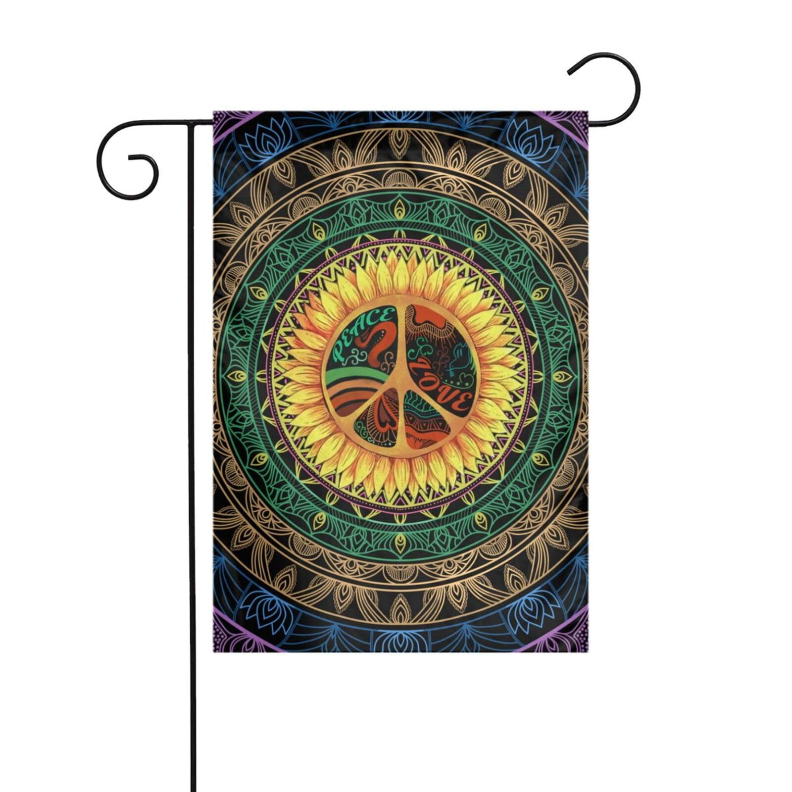 Peace Garden Flag 12 X 18 Inch Home Indoor & Outdoor Vertical Double ...
