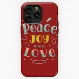Peace Joy Love Minimal Script Elegant Typography with iPhone 17 to 11 ...