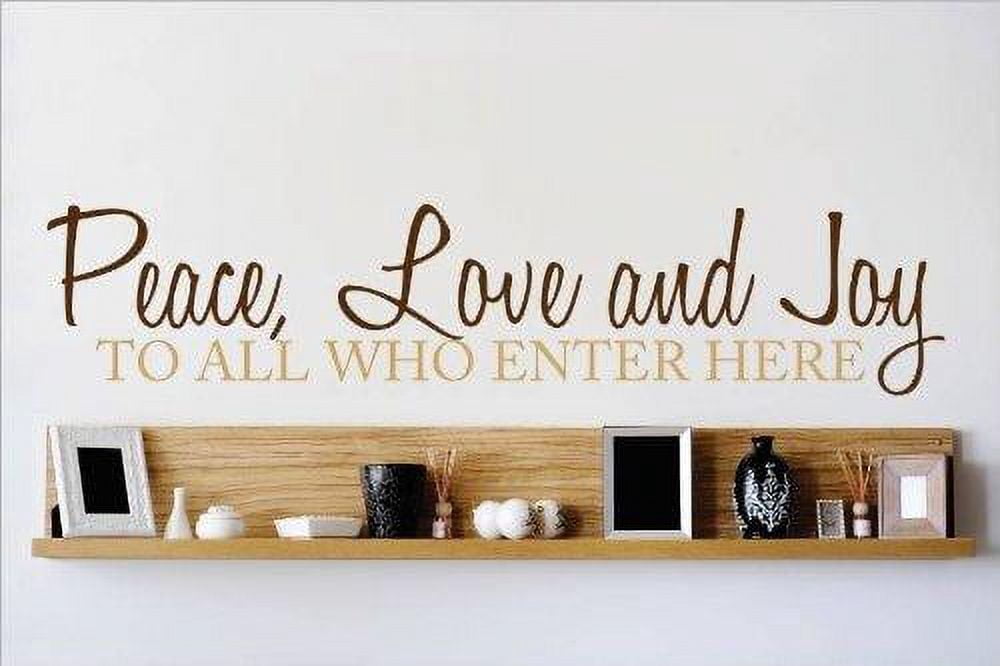 Peace, Joy To All Who Enter Here Welcome Christ God Religious Pray ...