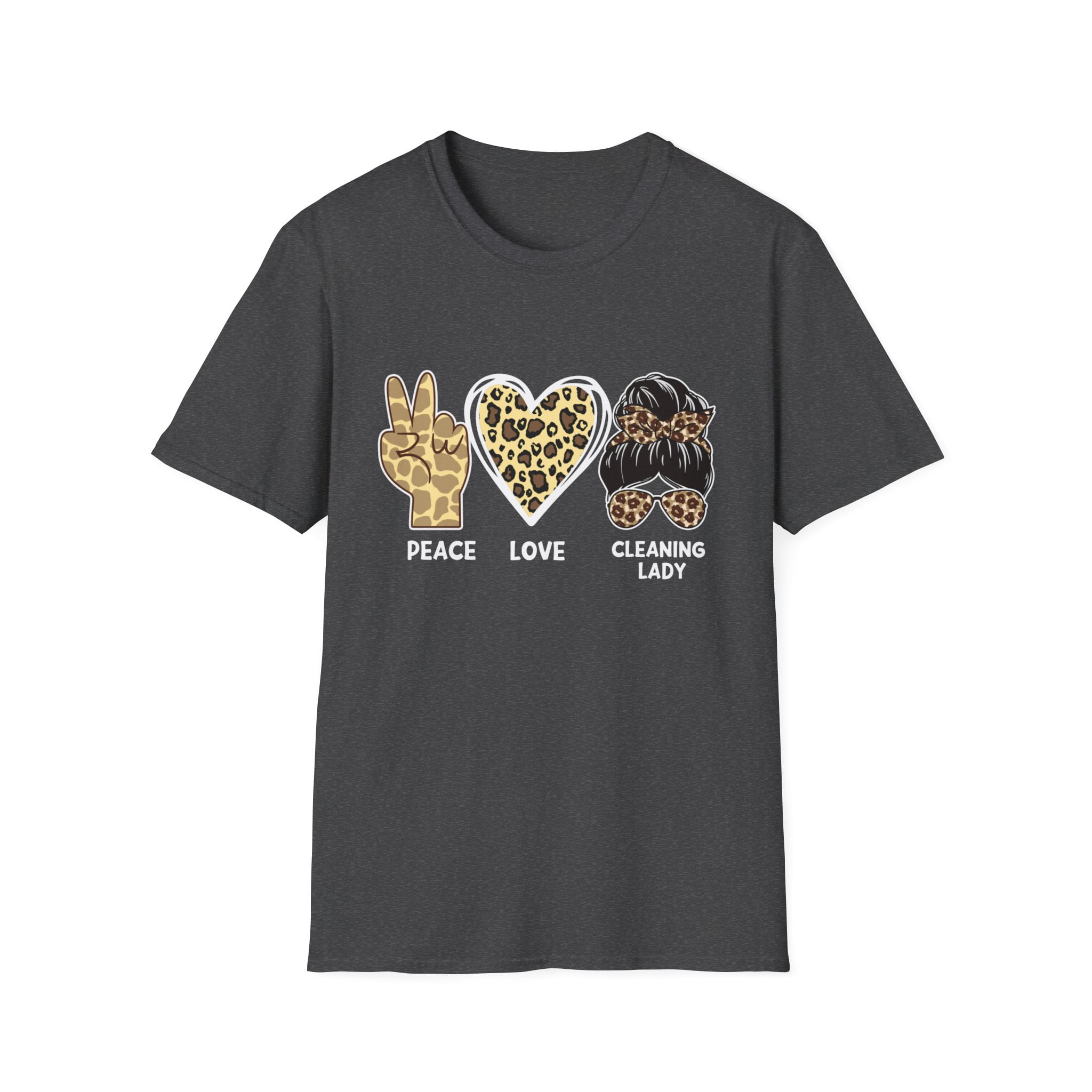 Peace Love Cleaning Lady Housekeeper Expert Housekeeping TShirt ...