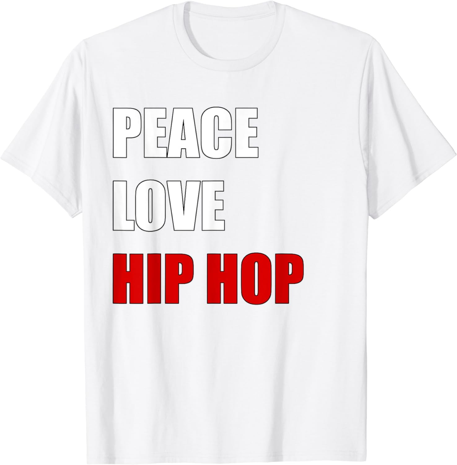 Peace Love Hip Hop Dance T Shirt - Men, Women, Boys & Girls - Walmart.com