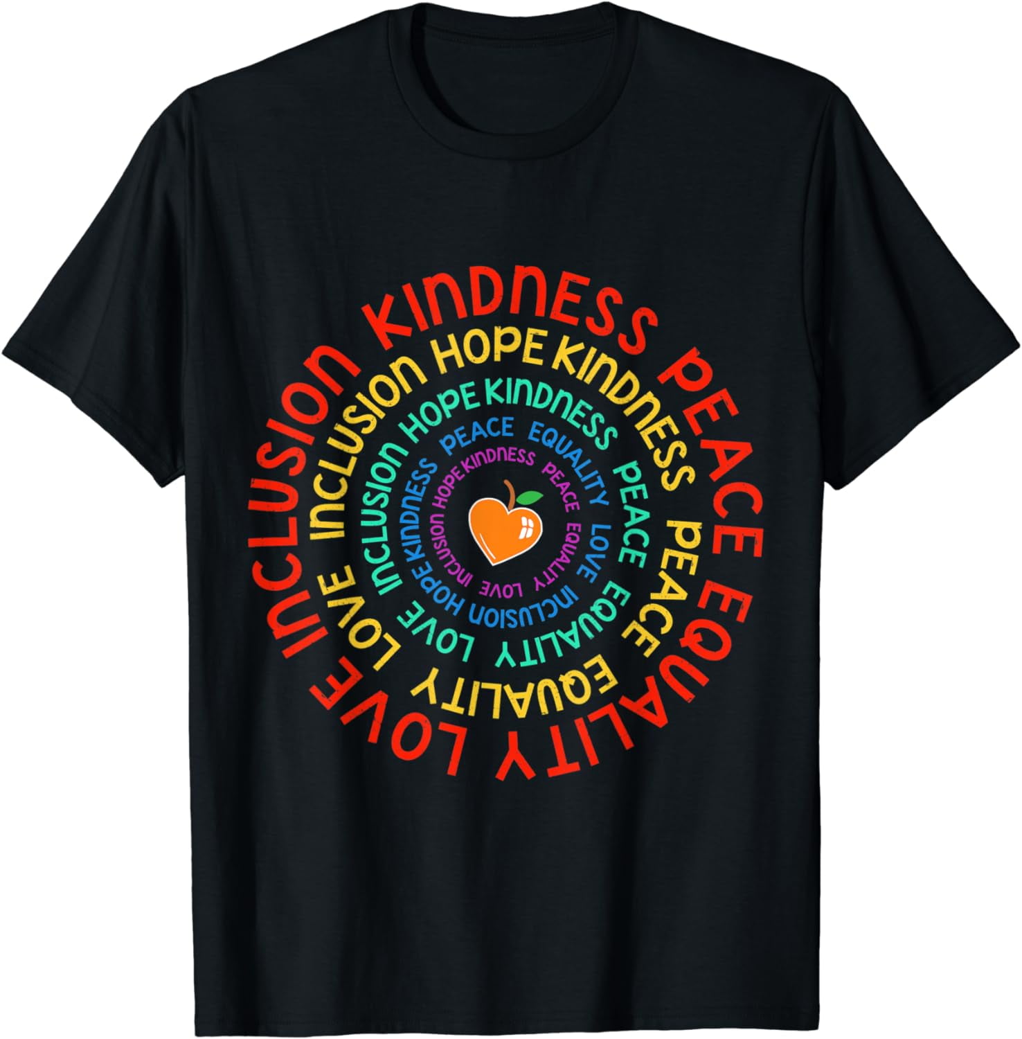 Peace Love Inclusion Equality Diversity Human Rights 2024 T-Shirt ...