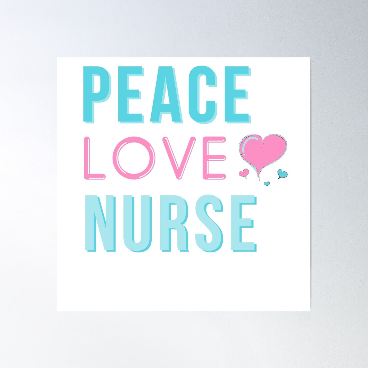 Peace Love Nurse-National Nurses Day 2021-Essential Healthcare Worker ...
