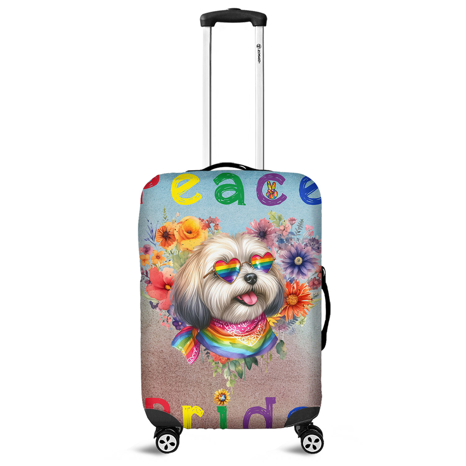 Peace Love Pride Havanese with Rainbow Sunglasses LGBT LGBTQ+ Travel ...