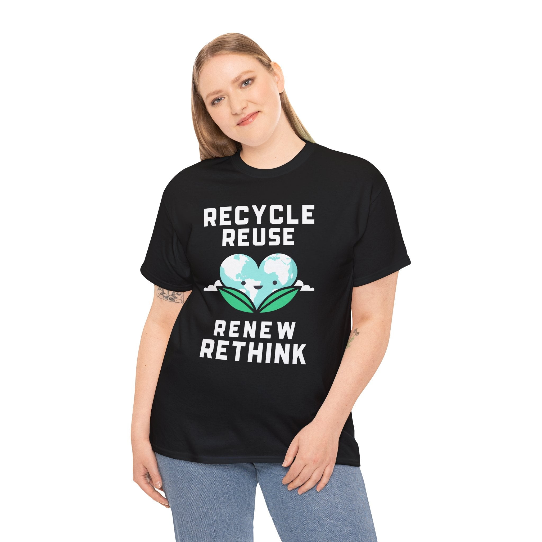 Peace Love Recycle Earth Day Funny Quote Teachers Recycle Plus Size ...