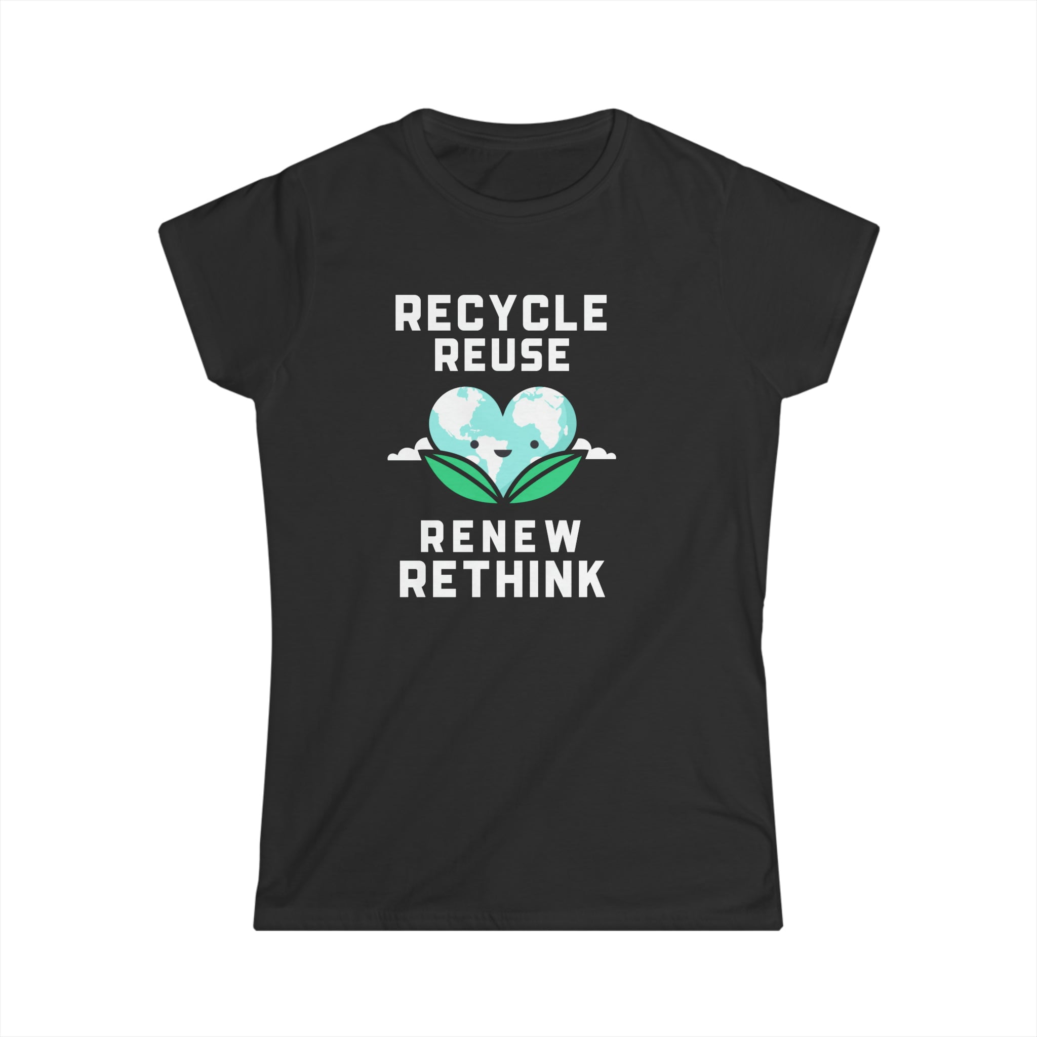 Peace Love Recycle Earth Day Funny Quote Teachers Recycle Womens Shirts ...