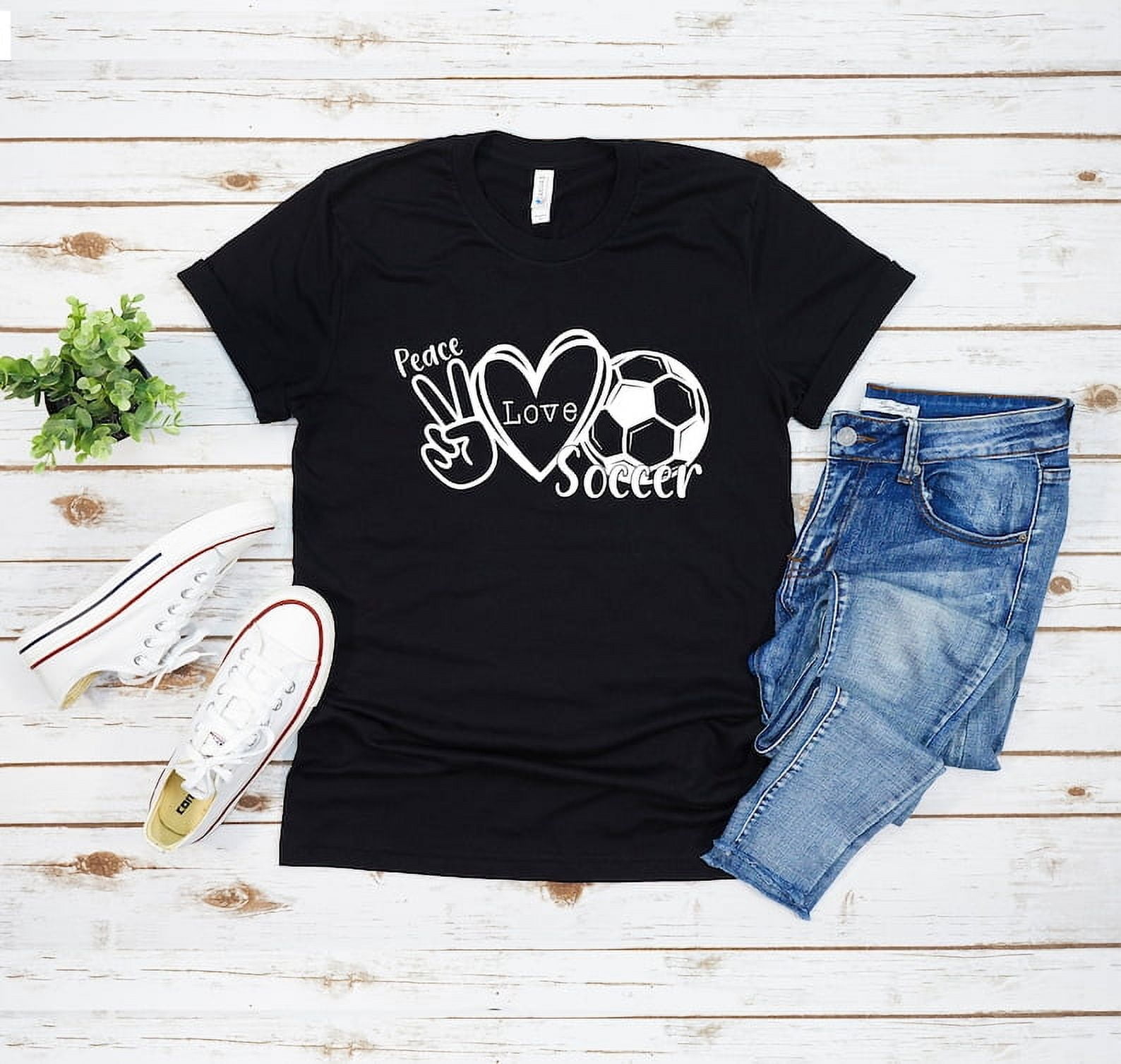 Peace Love Soccer Shirt, Soccer Shirts, Girls Soccer Shirt, Soccer ...